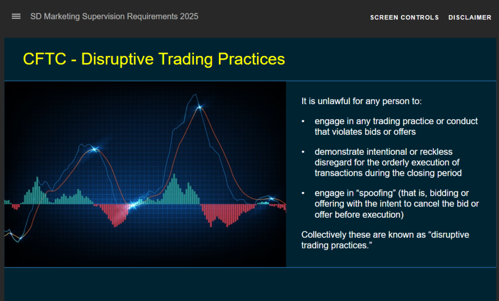 Swap Dealer Marketing Supervision Requirements - Exchange Analytics Inc