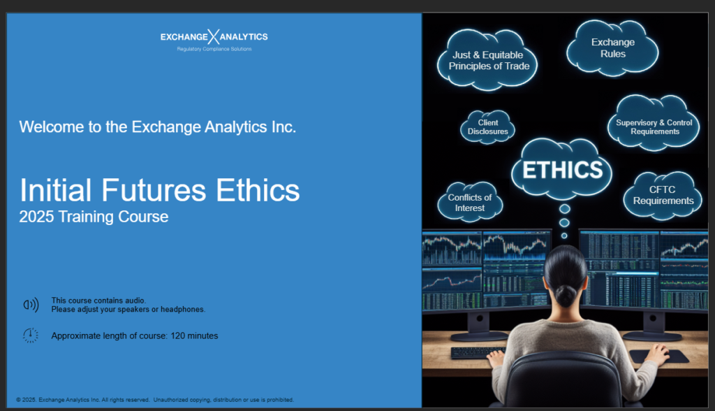 Futures Ethics Initial - Exchange Analytics Inc