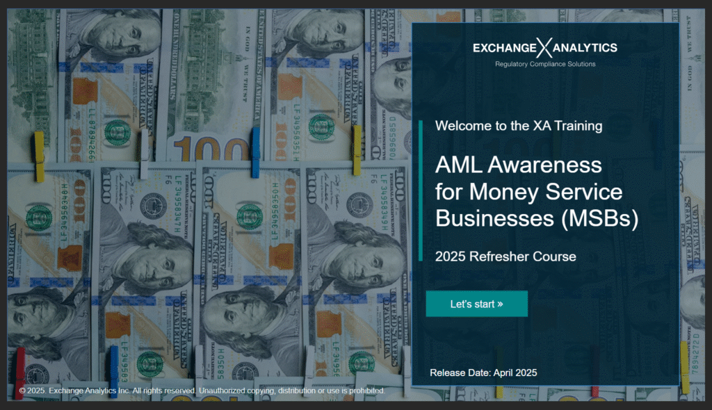 AML for Registered MSBs - Exchange Analytics Inc
